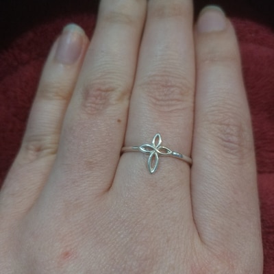 Silver Infinity Cross Ring Infinity Celtic Cross Ring Celtic Ring Cross ...