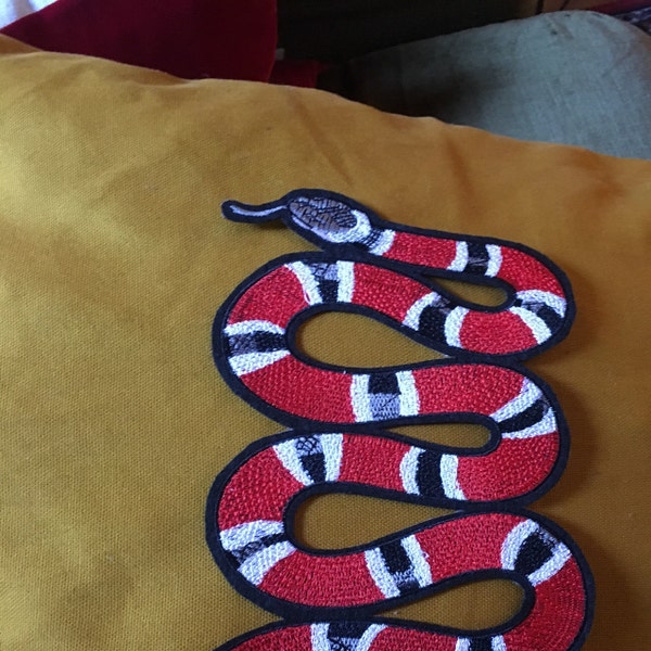 Big Snake Patch,5.910.6 Inches Embroidery Patch, Embroidery Snake ...