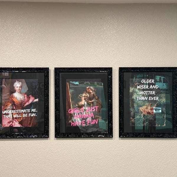 Ornate Black Lacquer Picture Frame Vintage Victorian Gothic Style A4 A3 ...