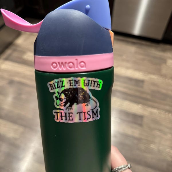 Rizz Em With the Tism Waterproof Weatherproof Vinyl Sticker Decal - Etsy