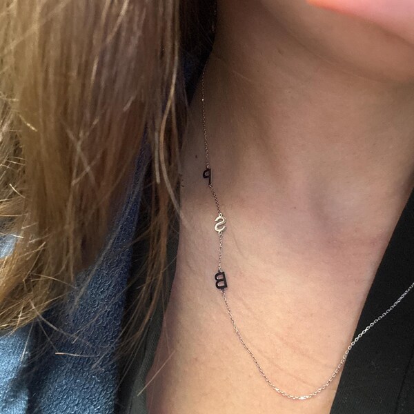 14k Solid Gold Birthstone Necklace, Personalized Mothers Day Gifts ...