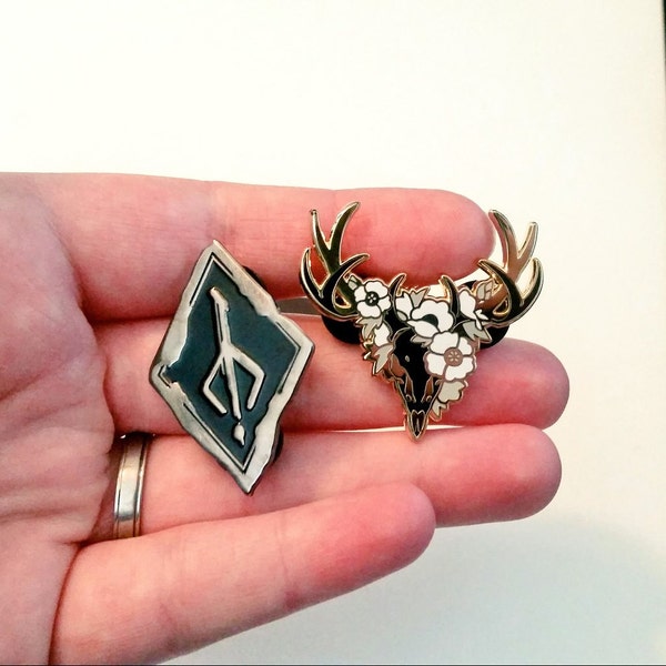 Hunter's Mark Enamel Pin - Etsy