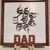 Personalized Father's Day Gift, the Best Dad Sign, Family Sign, Father ...