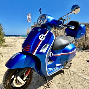 WWSTS33VP Customizable Number Decal/ Sticker Set for Vespa and Scooters ...