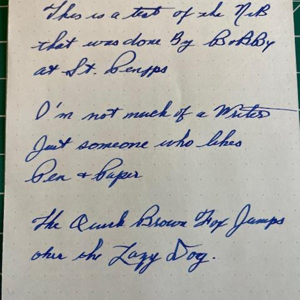 St Penpps 1PC Bobby Handmade Ground FM Architect Nib for Lamy Safari ...