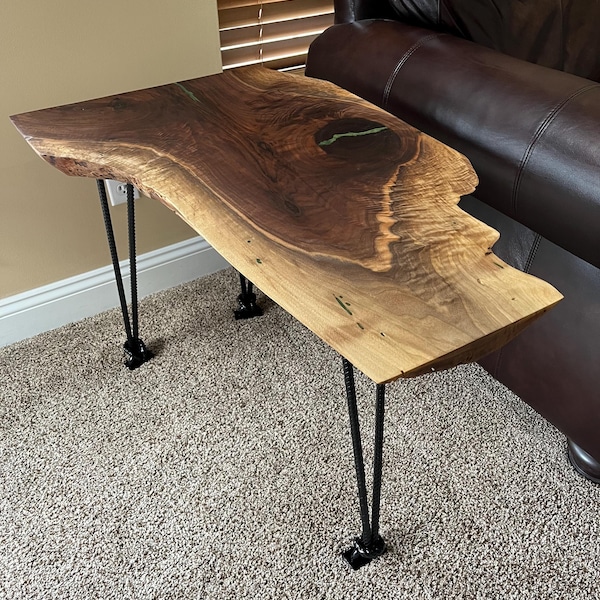 Solid 1" Round Rebar Coffee Table Leg Set of 2 -coffee Table Legs ...