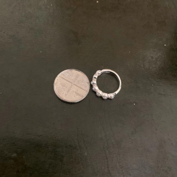 Natural Freshwater Pearl Eternity Band \ Gemstone Ring \ Channel ...