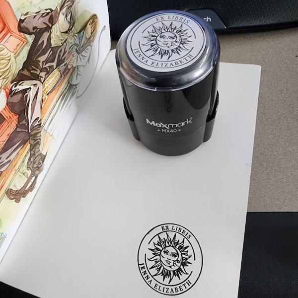 MAGIC & CELESTIAL Library of Stamp or Embosser, Custom Library Stamp ...