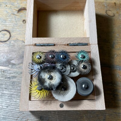 20-hole Bur Box Sturdy Wood Bur Storage burs Not Included - Etsy