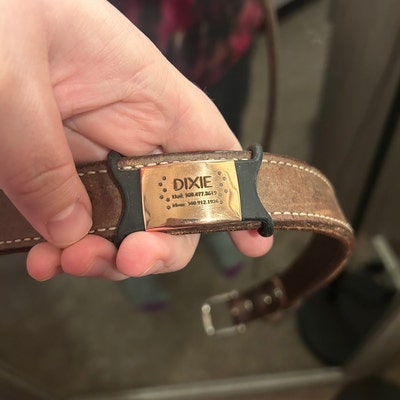 Engraved Dog Tag Personalized Dog Tag,slide on Dog Tag,silicone Dog Tag ...