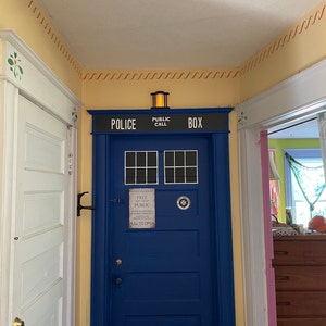 Police Box Light for Top Door 3d Printed - Etsy