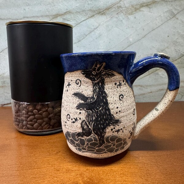 Utensil Crock, Utensil Holder for Kitchen, Handmade Pottery, Hand ...