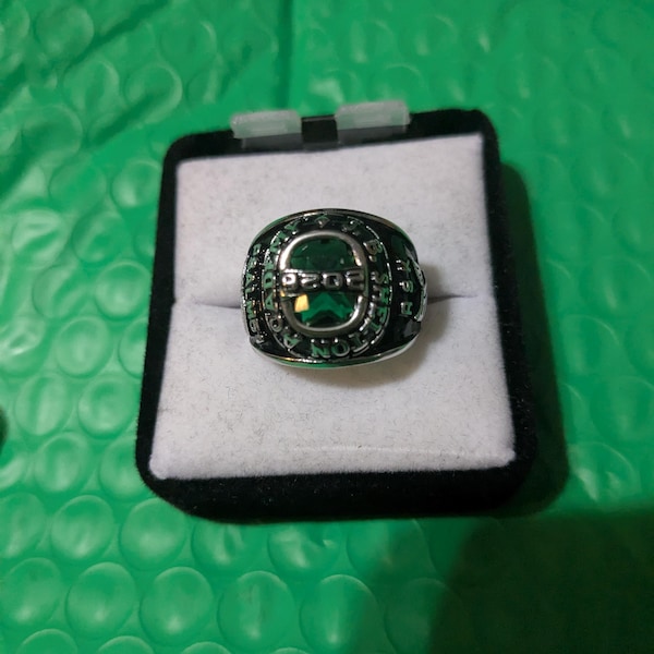 Customized Sterling Silver Women’s High School Class Ring – Gem ...