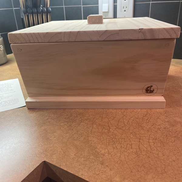 Neapolitan Wood Dough Box Madia: Authentic Pizza & Bread Making - Etsy