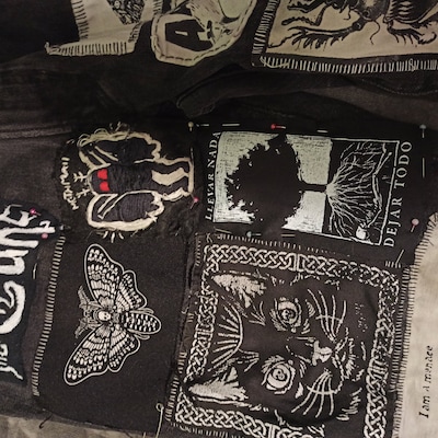 Squat the Moon SQUATTERS RIGHTS Patch Esoteric Anarchist I - Etsy