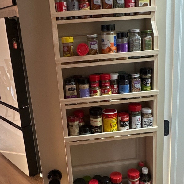 Wall Mounted Door Mounted Spice Rack - Etsy