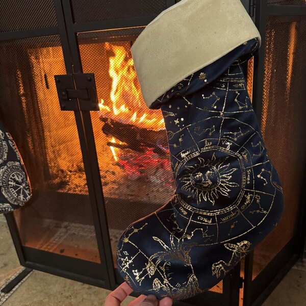 Cozy Plush Celestial Indigo Decorative Pillow Case - Etsy