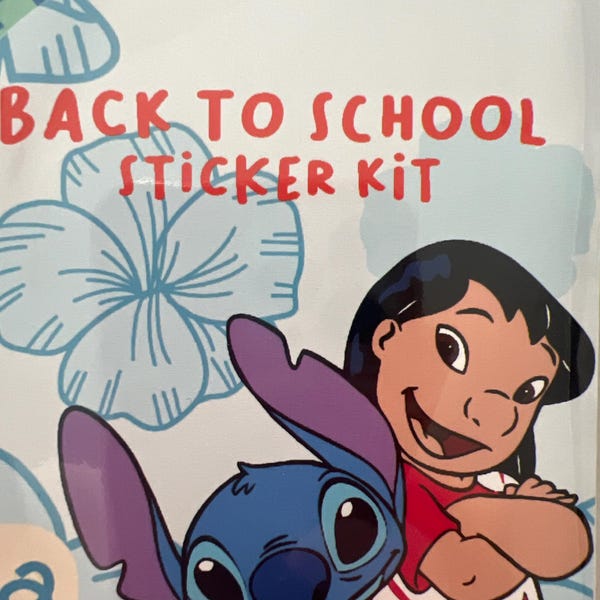 Personalized Lilo & Stitch School Stickers: 56 Custom Name Labels ...