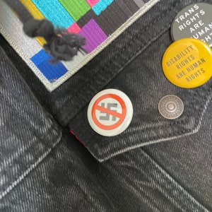 Punk Pins Pinback Punk Buttons Anarchy Anti-racist Equality ACAB ...