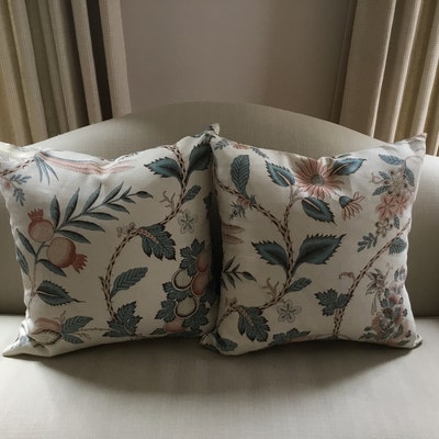Perennials Tangled Reverse OUTDOOR Pillow Cover in Flannel - Etsy