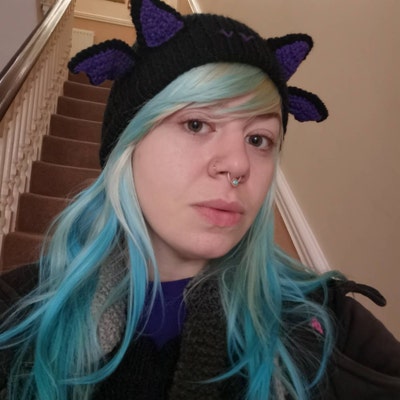 Bat Hat Pastel Goth, Gothic Clothes, Halloween Costume, Witchy Outfit ...