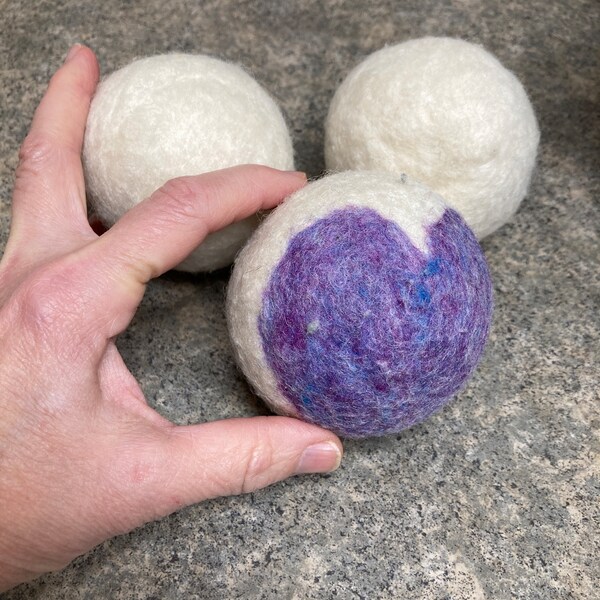 Red Fox Felted Wool Dryer Ball, Fox Toy Ball, Woodland Decoration, Eco ...