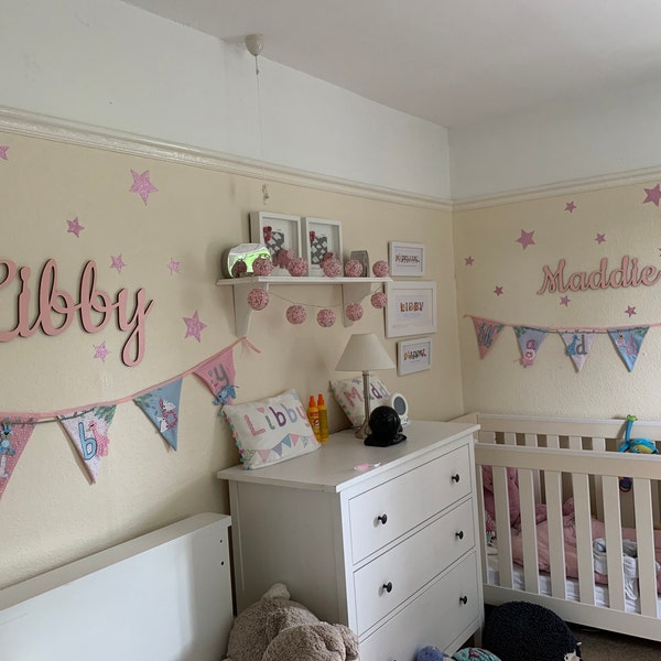 Large Custom Name Sign Backdrop, Name Wood Sign, Personalized Backdrop ...