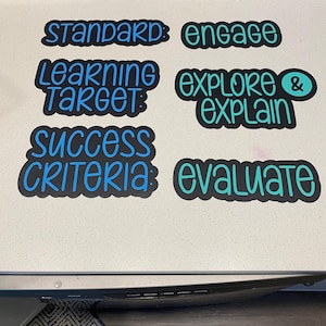 SET of White Board Custom Magnetic Labels, Whiteboard Magnet Labels ...