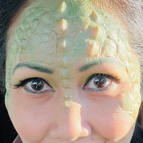 Reptile Prosthetics Set // Encapsulated Silicone Appliances // Scales ...