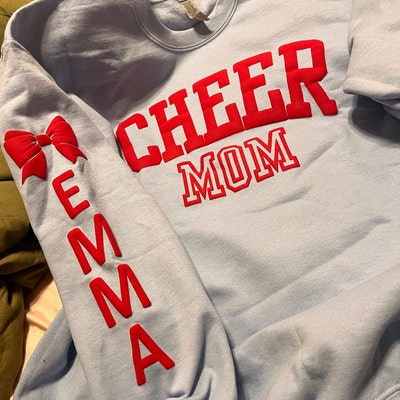 Personalized Cheer Mom Sweatshirt,custom Team Sweatshirts,custom Cheer ...