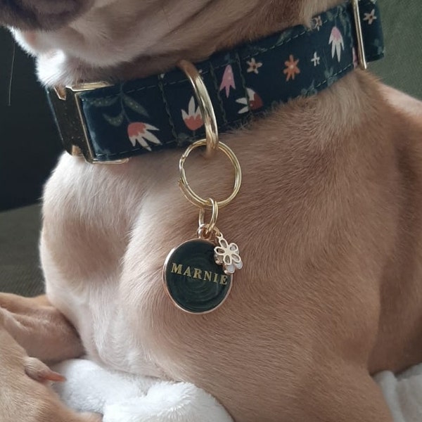 Olive Green Resin Pet ID Tag - Resin, Olive Green, Dog Tag - Etsy