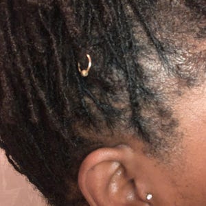 Loc Jewelry W/silver Metal Oval Beads Set of 3 Dread/braid Charms Locs ...