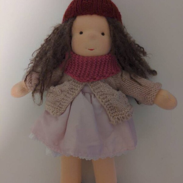 12 Inch Rag Doll With Gift Box, Crochet Doll, Textile Doll With Clothes ...