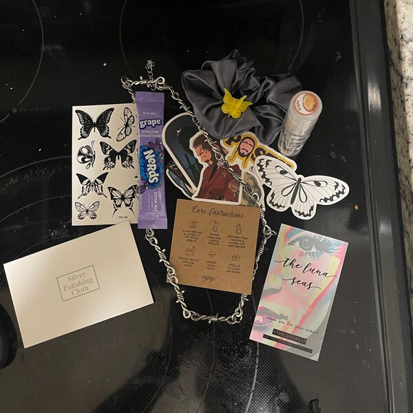 POST MALONE Inspired Sword Y-chain Necklace // circles - Etsy