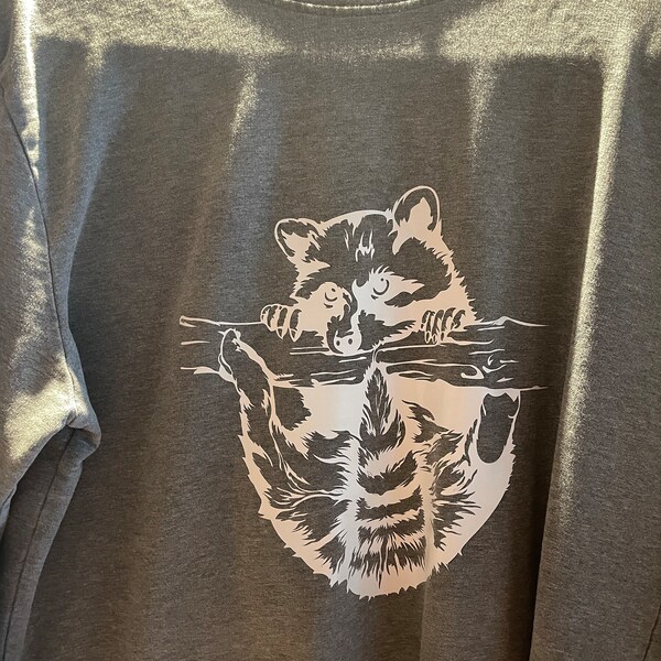 Raccoon SVG Dxf Png Clipart Vector Cricut Cut Cutting Cnc - Etsy