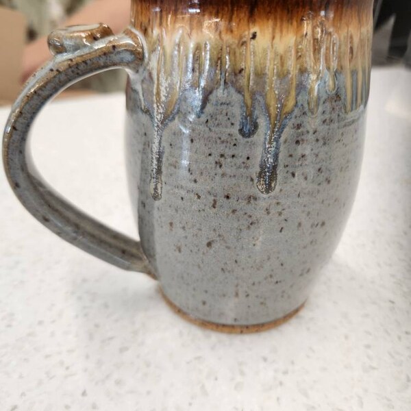 Medium Batter Bowl Ceramic , Pottery Mixing Bowl , 5x 8 1/2 Stoneware ...