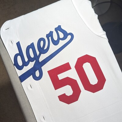 Los Angeles Dodgers Lettering Kit for a 2000 Home Authentic Jersey ANY ...