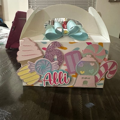 Candy Land Party Favor Box, Candy Land Birthday Decorations, Candy Land ...