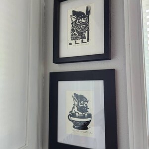 The Kitchen Goblin Goblin Print Kitchen Print Weird Wall - Etsy