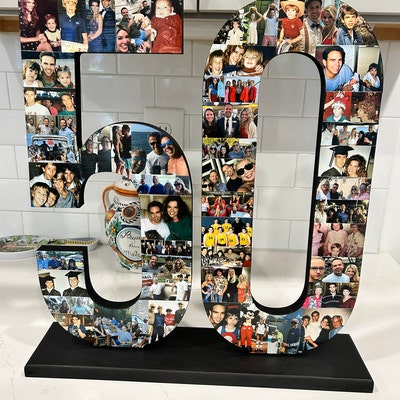 Wooden Number Picture Collage 2 Numbers/new STYLE - Etsy