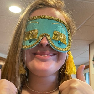 Minnie Mouse Eyelashes Mask. Minnie Mouse Sleep Mask. 100% | Etsy