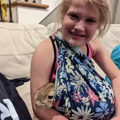 Kid's Pet Sling Carrier Carry Your Bunny Guinea Pig - Etsy