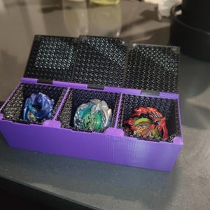 Beyblade X 3D Printed 3on3 'spinner' Deck Case Multi Nanairo Custom - Etsy