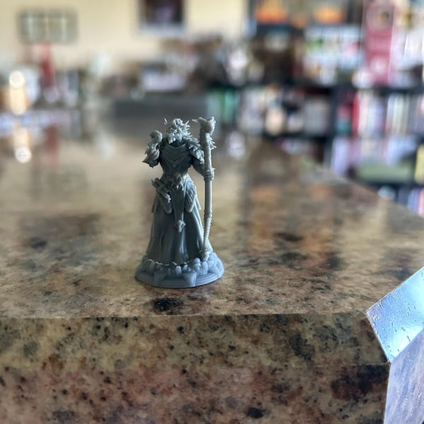 Dnd Miniature Dragonborn Sorcerer Miniature for Dungeons and Dragons ...