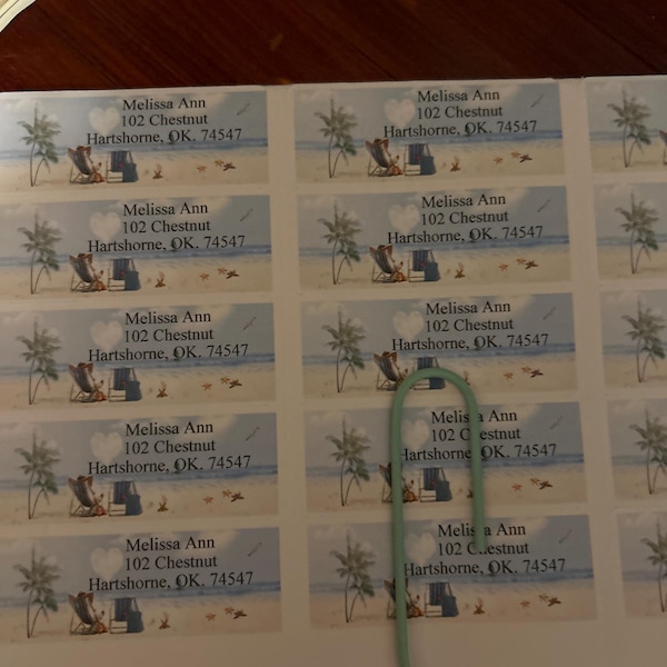 30 Personal Address Labels Heart of Butterflies (bx 831) - Etsy