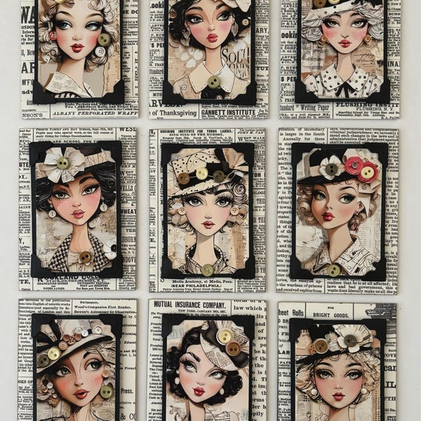 Vintage Ballerina Junk Journal Kit Ballet Scrapbook Digital Printable ...
