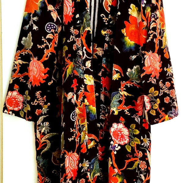 Long Velvet Jacket - Etsy
