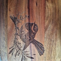 Laser Engrave File Pine Monogram SVG, Lightburn Glowforge Wood Burn ...