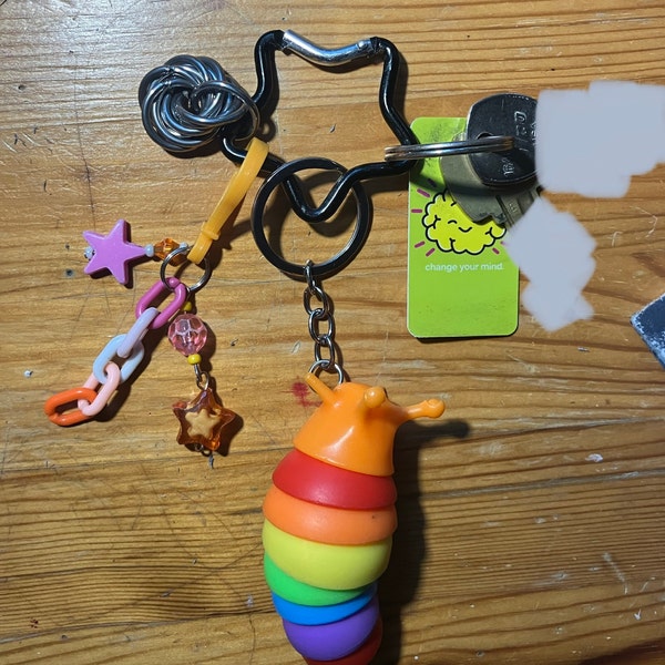 Pride Keychain | Rainbow Keychain | Trans Keychain | Bi Keychain - Etsy