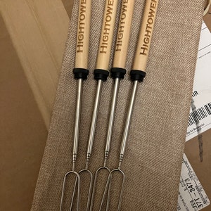 Custom Engraved S'mores Roasting Stick Set, Personalized Housewarming ...